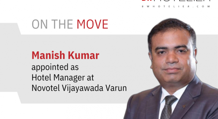 Manish Kumar Pathak appointed as Hotel Manager at Novotel Vijayawada Varun - BW Hotelier